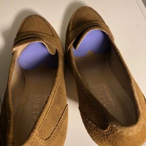 Talbots | Shoes | Talbots 6 Light Brown Suede Loafer Heel Shoes | Poshmark